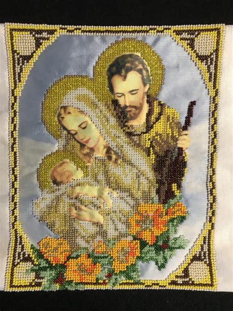 Іконка з бісеру ручної роботи — ціна 590 грн у каталозі Ікони Купити