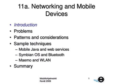 Ppt 11a Networking And Mobile Devices Powerpoint Presentation Free Download Id5671148