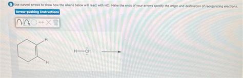 [Solved]: (a. Use curved arrows to show how the alkene belo