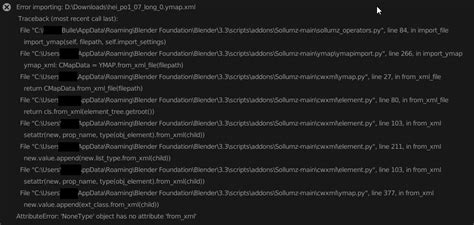 Import Error Nonetype Object Has No Attribute Fromxml · Issue 584 · Sollumzsollumz · Github