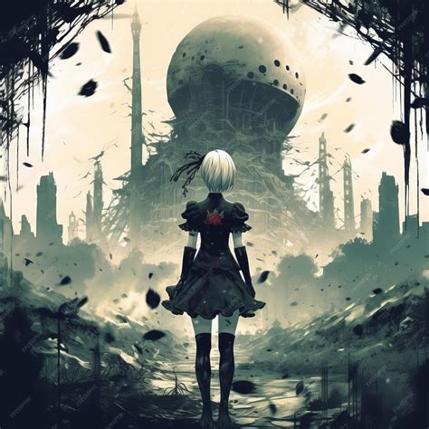 Unveiling The Epic Cover Art Of Nier Automata A Masterpiece In Visual