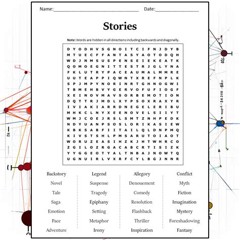 Stories Word Search Puzzle Worksheet Activity Pdf Printablebazaar
