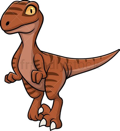 Cartoon Velociraptor