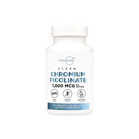 Chromium Picolinate Tablets Type Zero Health