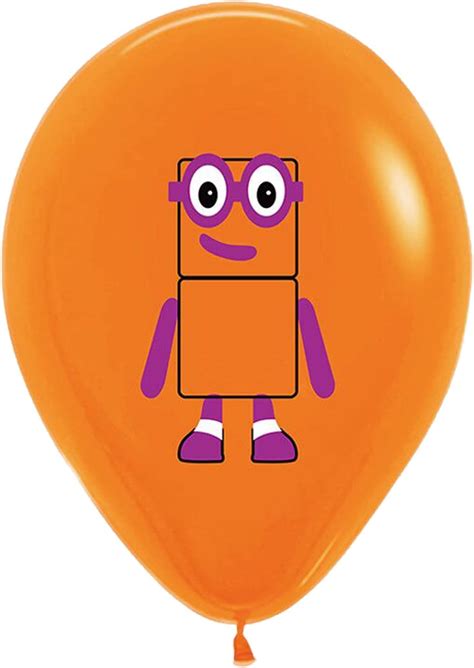 Numberblocks Theme Party Supplies 20 Pack Of Latex Balloons For