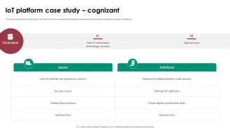 IOT Platform Case Study Cognizant IOT Platform Upgradation Proposal PPT Example