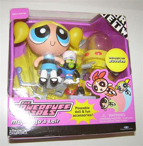 Powerpuff Girls Mojo Jojos Lair With Bubbles Nib Trendmasters 2000