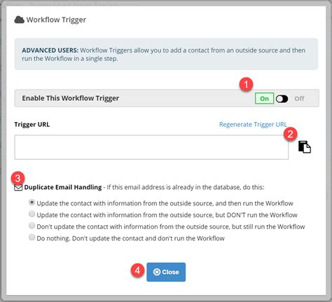 Workflow Triggers AllClients Knowledge Base