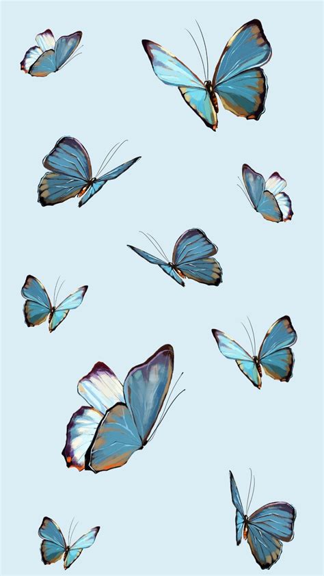 Обои с изображением бабочек