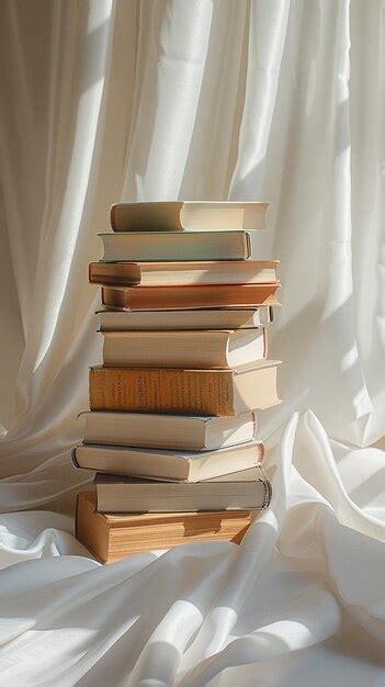 Beautiful Stack Of Books As A Desktop Icon On White Background