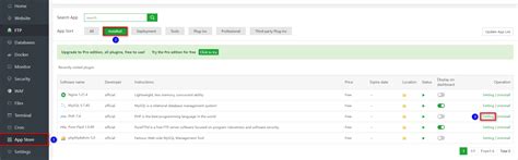 Cài đặt php extension trên aaPanel Hướng dẫn TENTEN