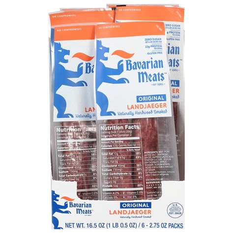 Bavarian Meats Landjaeger Original 2 75 Oz Delivery Or Pickup Near