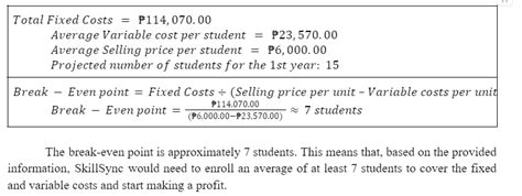 Please Make A Brek Even Graph Total Fixed StudyX