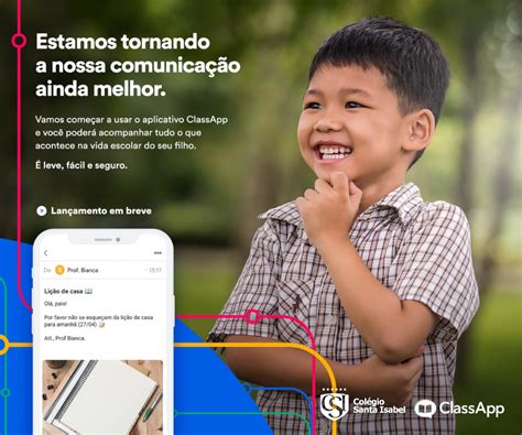 Novidade Classapp Santa Isabel Educar Por Um Mundo De Paz E Bem