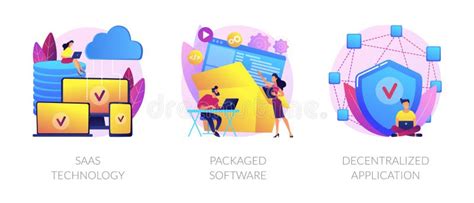 Application Service Abstract Concept Vector Illustrations Stock Vector