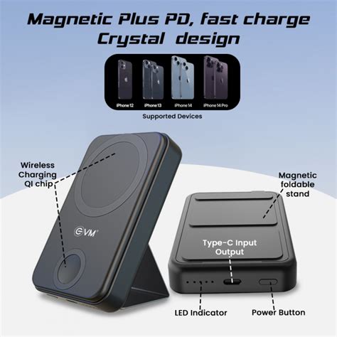 Evm Enmag Pro 10000mah Power Bank Hariom Computer Services