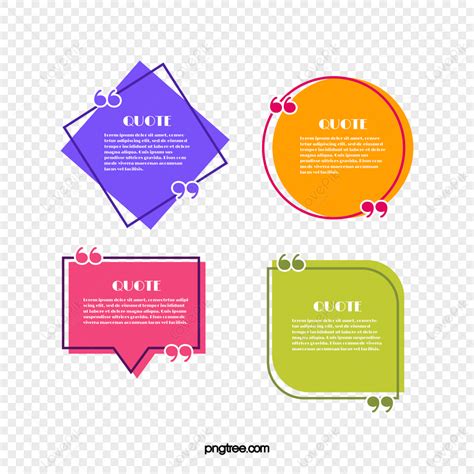 테두리 일러스트 간단한 요소 인용메시지문자견적 상자 Png 일러스트 무료 다운로드 Lovepik