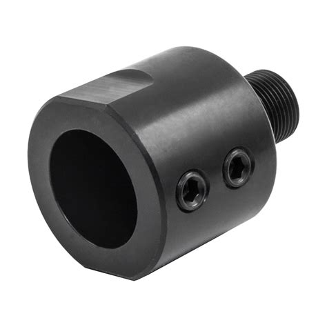 5 8 24 Barrel Thread Adapter For 1 2 Barrels Black Tacticool22