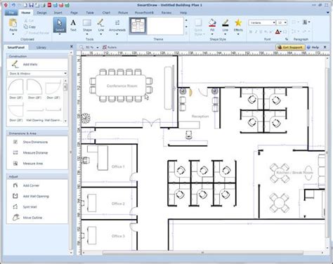 Smartdraw Vp The Worlds First Visual Processor Room Layout Planner Virtual Room Designer