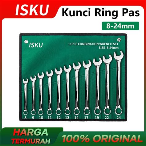 Jual Isku Kunci Ring Pas Set Pas 8 24mm Set 11 Pcs Kunci Ring Pas Set