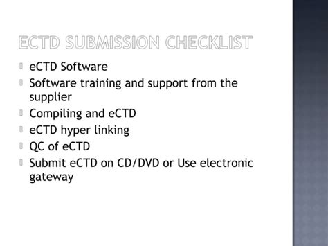 Ectd Ppt