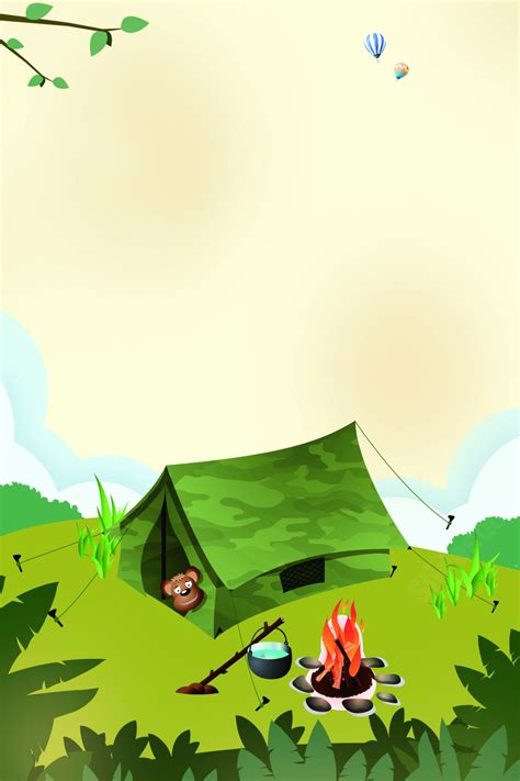 Camping Cartoon