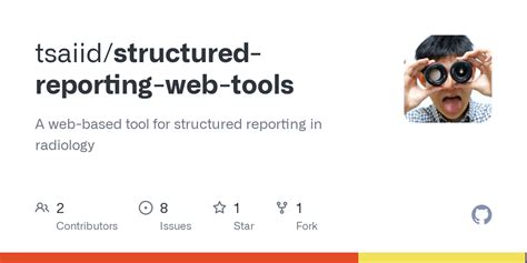 GitHub Tsaiid Structured Reporting Web Tools A Web Based Tool For Structured Reporting In