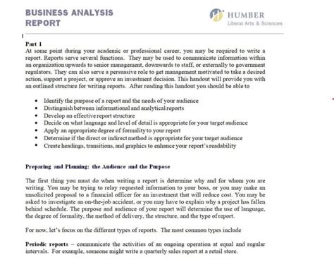 Top 18 Business Analysis Report Templates Word Excel And Pdf Excel