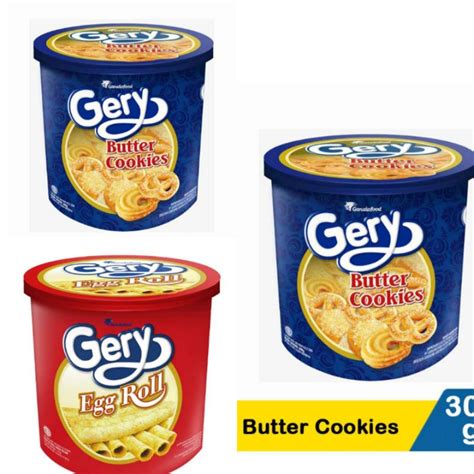 Jual Gery Butter Cookies 300g And Gery Egg Roll 210g Shopee Indonesia