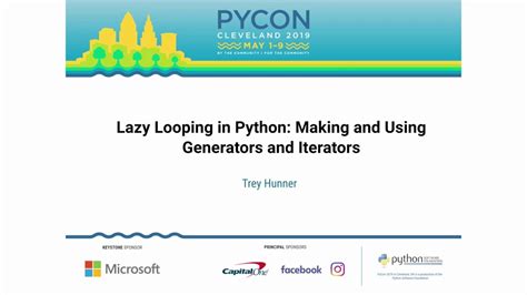 Trey Hunner Lazy Looping In Python Making And Using Generators And