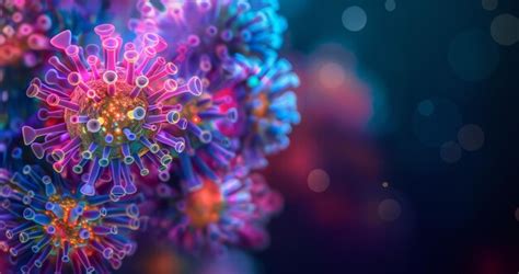 Premium Photo Virus Particles Under A Microscope