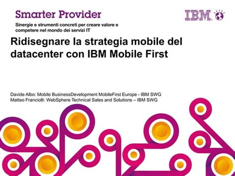 Ibm Mobile First Ppt