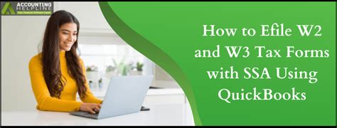 how to efile w2 and w3 tax forms with ssa using quickbooks