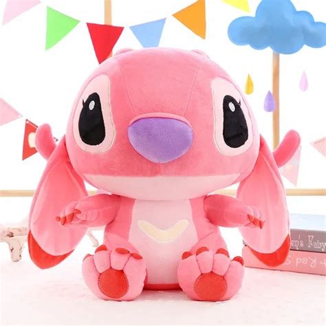 Boneco Pelúcia Angel Lilo And Stitch Filme Disney 45cm Mkp Toyshow