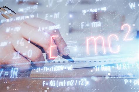 Premium Photo Student Or Teacher With Mathematical And Scientific