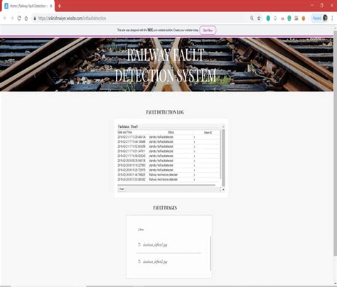 Railway Fault Detection Website Download Scientific Diagram