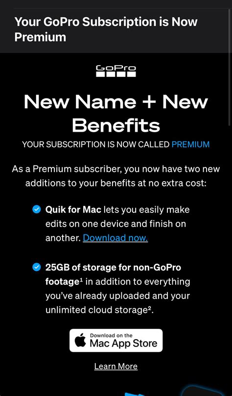 Gopro Subscription Is Now “premium” R Gopro