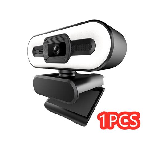 1080p Camera Webcam With Fill Light Rotatable Lapt Vicedeal