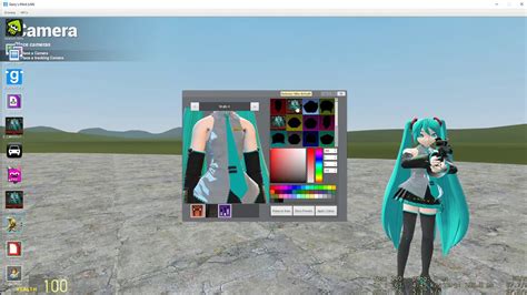 Gmod Hatsune Miku Project Diva Future Tone Player Model Test Youtube