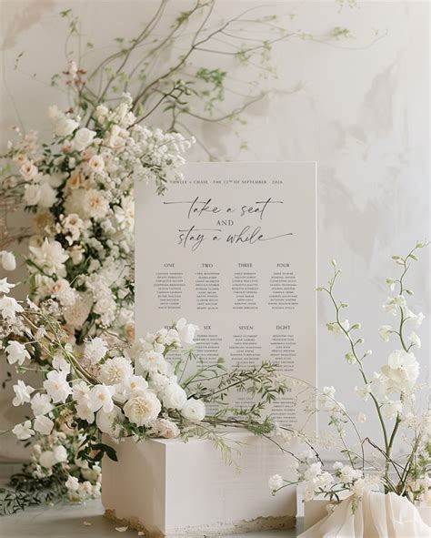 Blase Seating Chart Seating Chart Wedding Seating Charts Romantic