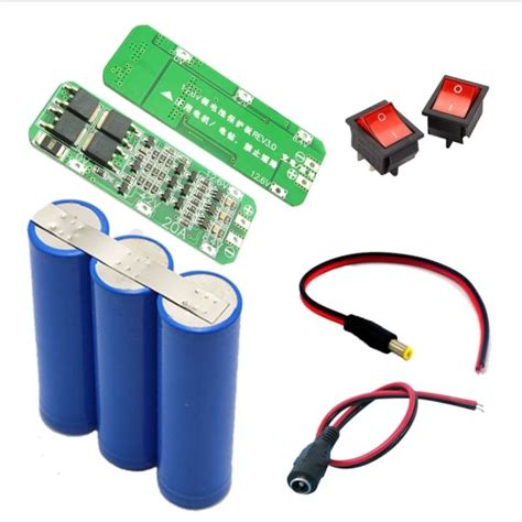 Lithium Battery Router Backup Kit With 3s 12v 20a Bms Diy Made Np