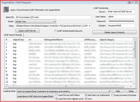 Configuring LDAP Interface Houseonthehill Com