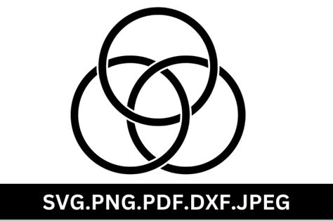 3 Trinity Circle Graphic By File Downloads · Creative Fabrica