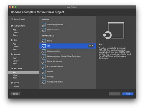 Generating A Sql Database With Entity Framework Core In A Web Api