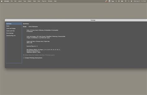 solved indesign package window too large to fit on screen adobe