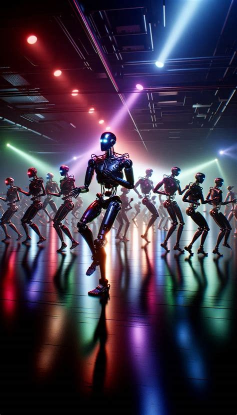 Robots Dancing At The Club By Ozelami On Deviantart