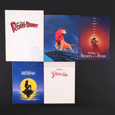 Set Of Disney Animated Features Programs Various Productions