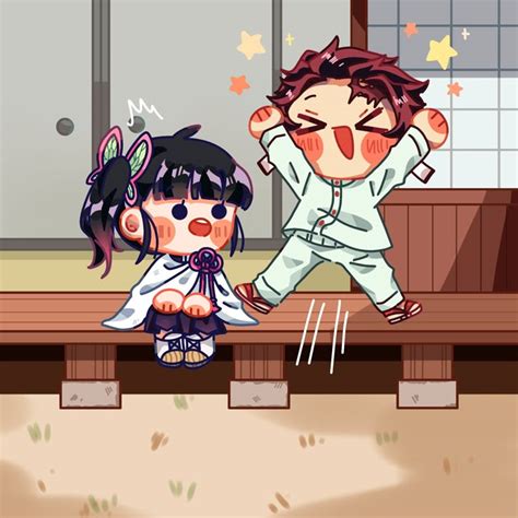Tanjiro Kamado And Kanao Tsuyuri 🎴🦋 Slayer Anime Demon King Anime