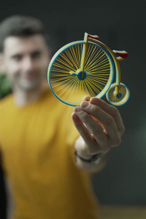 Penny Farthing String Art 3d Model By 3dprintbunny On Thangs