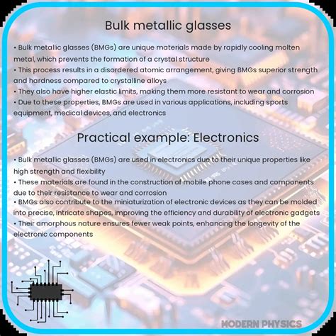 Bulk Metallic Glasses Strength Durability And Applications
